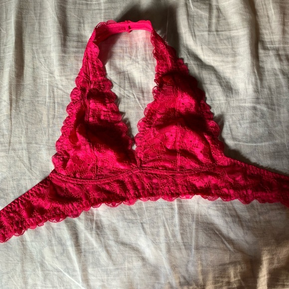 Free People | Intimates & Sleepwear | Free People Halter Neck Lace ...